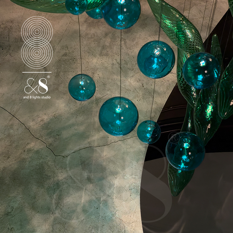 » Fish Glass Chandelier | Enba Lighting